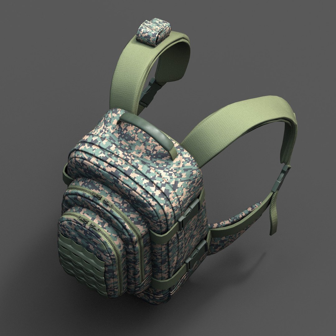3D Bag Backpack Model - TurboSquid 1575160