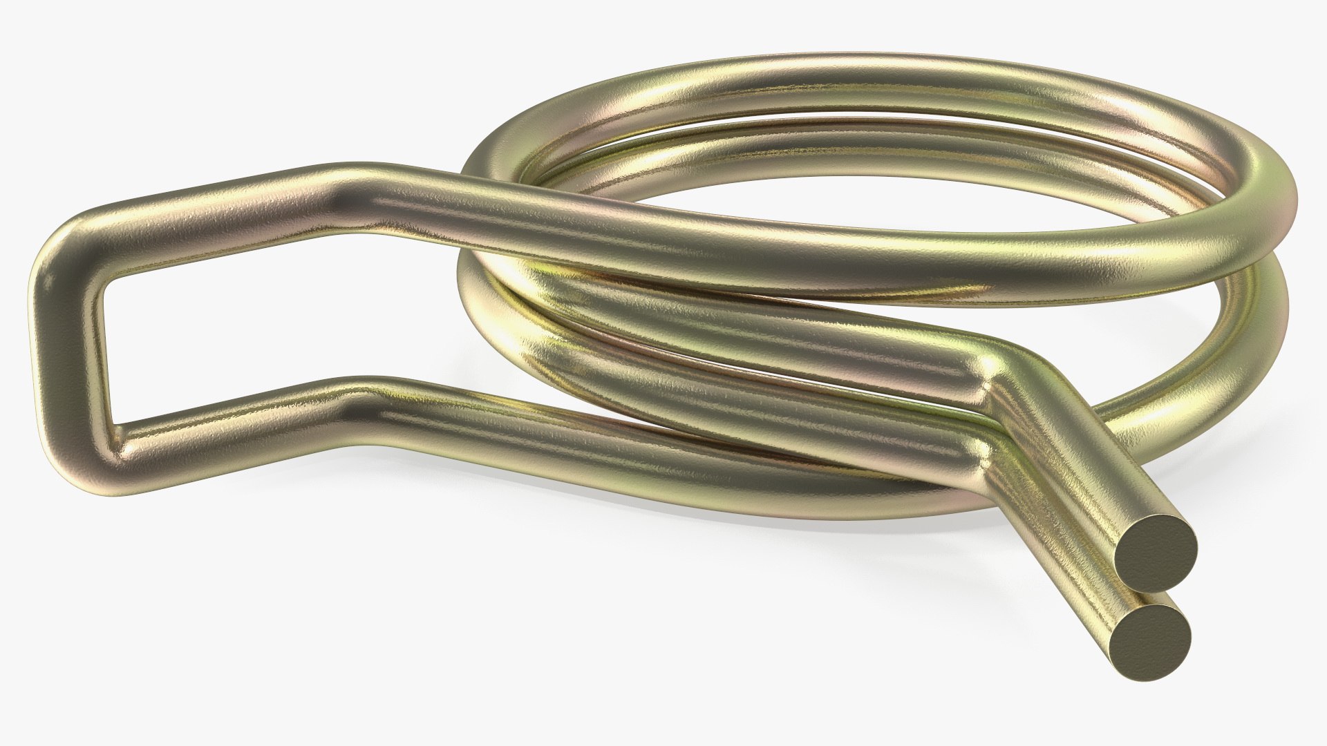 Double Wire Spring Hose Clamp Zink 3D model - TurboSquid 1784773