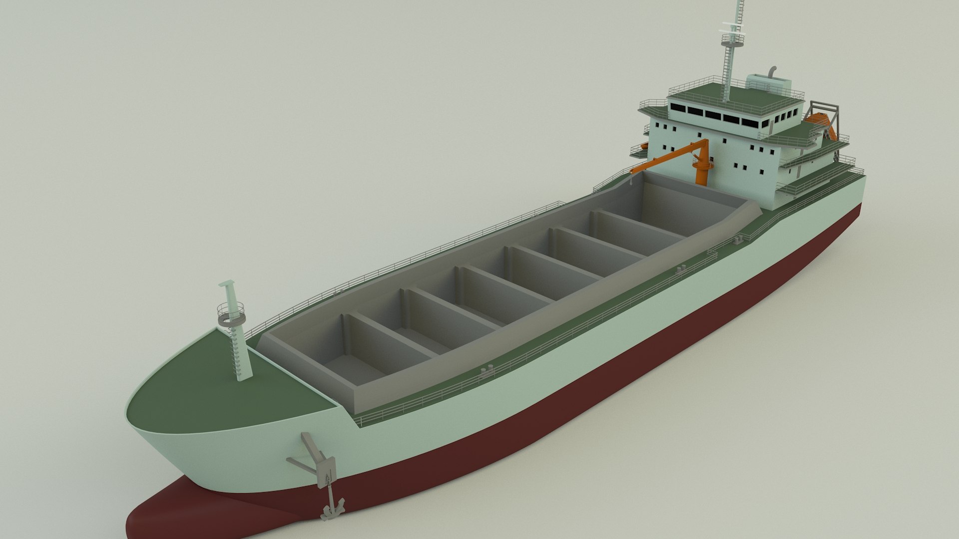 3D Model Dry Cargo Ship 3D Model - TurboSquid 2252505
