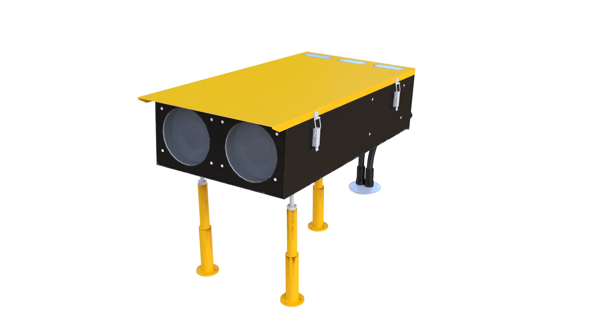 3D Airport signs and lights PBR 3D model set model - TurboSquid 2093423