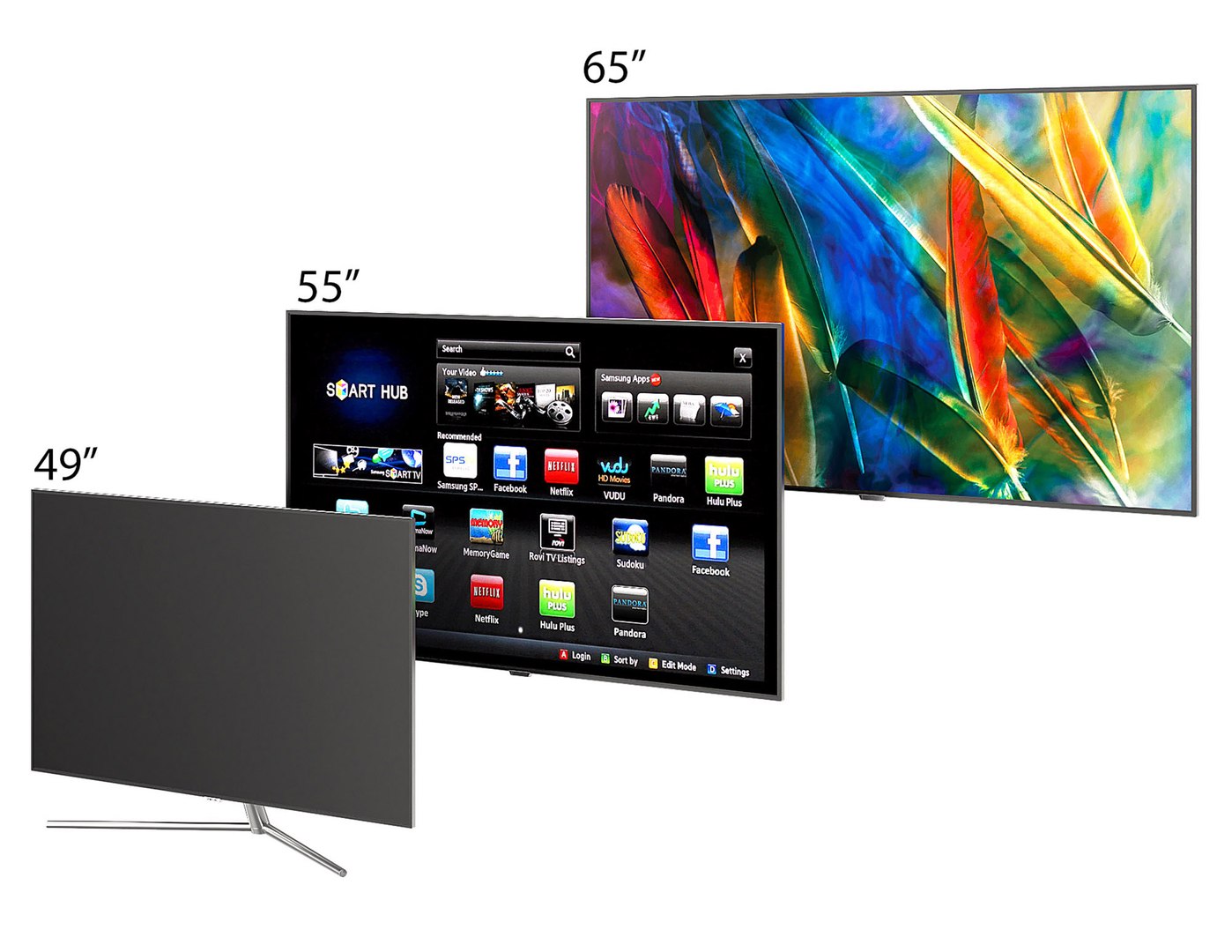 Samsung Qled Tv Home 3D Model - TurboSquid 1243960