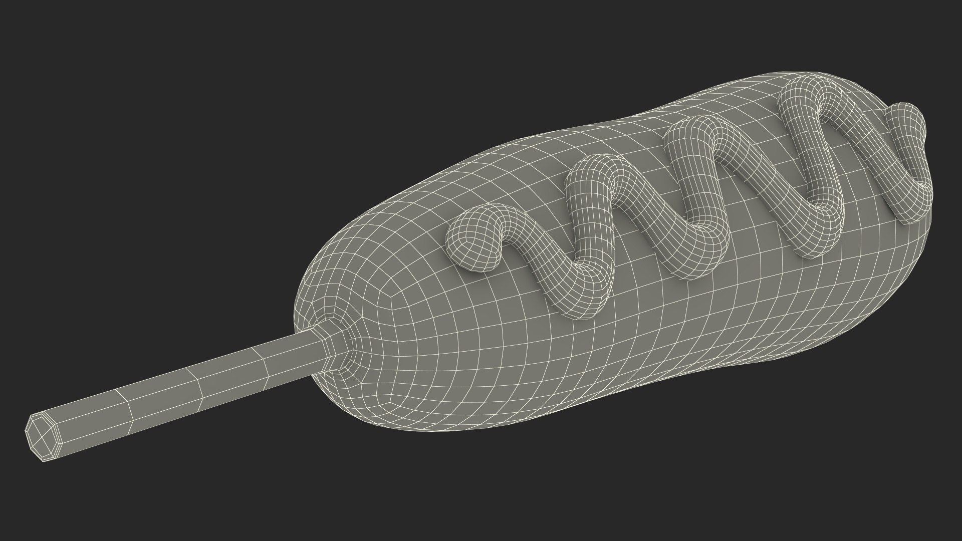 3D Corn Dog with Mustard model - TurboSquid 2148489