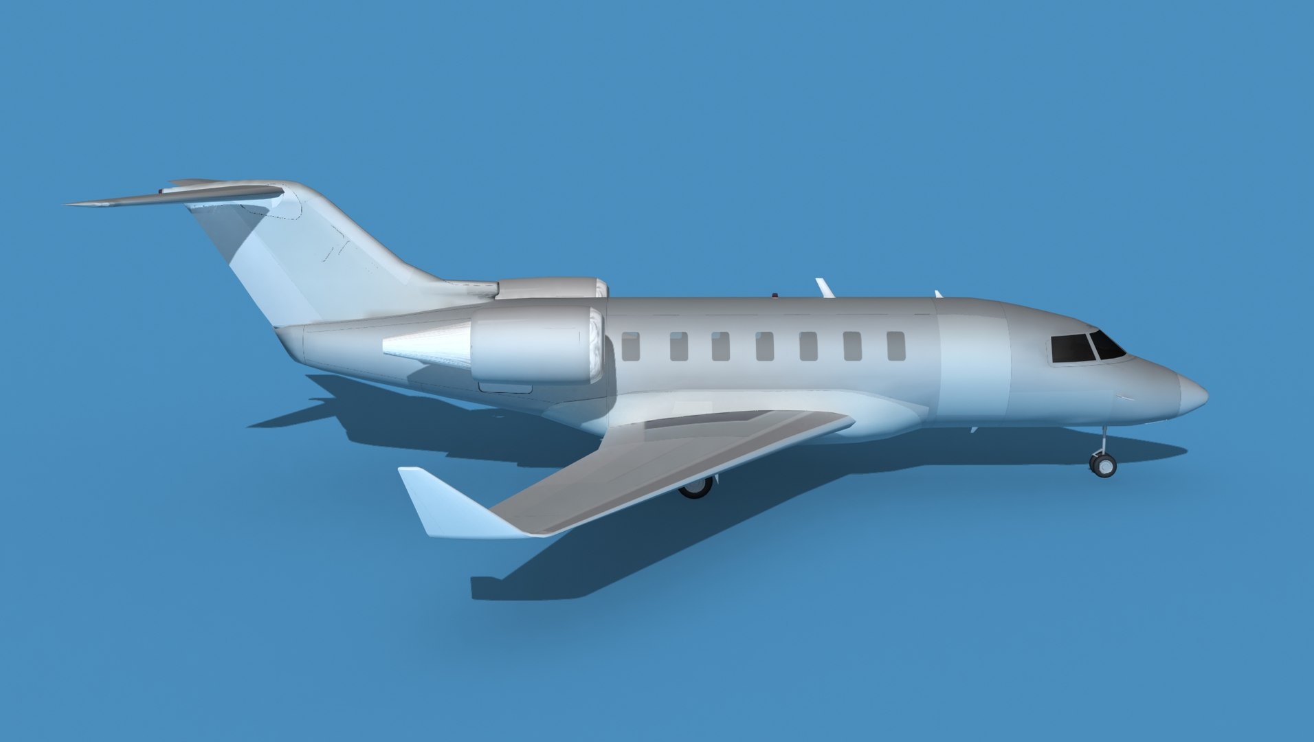 Bombardier CL604 Challenger V00 Model - TurboSquid 1913561