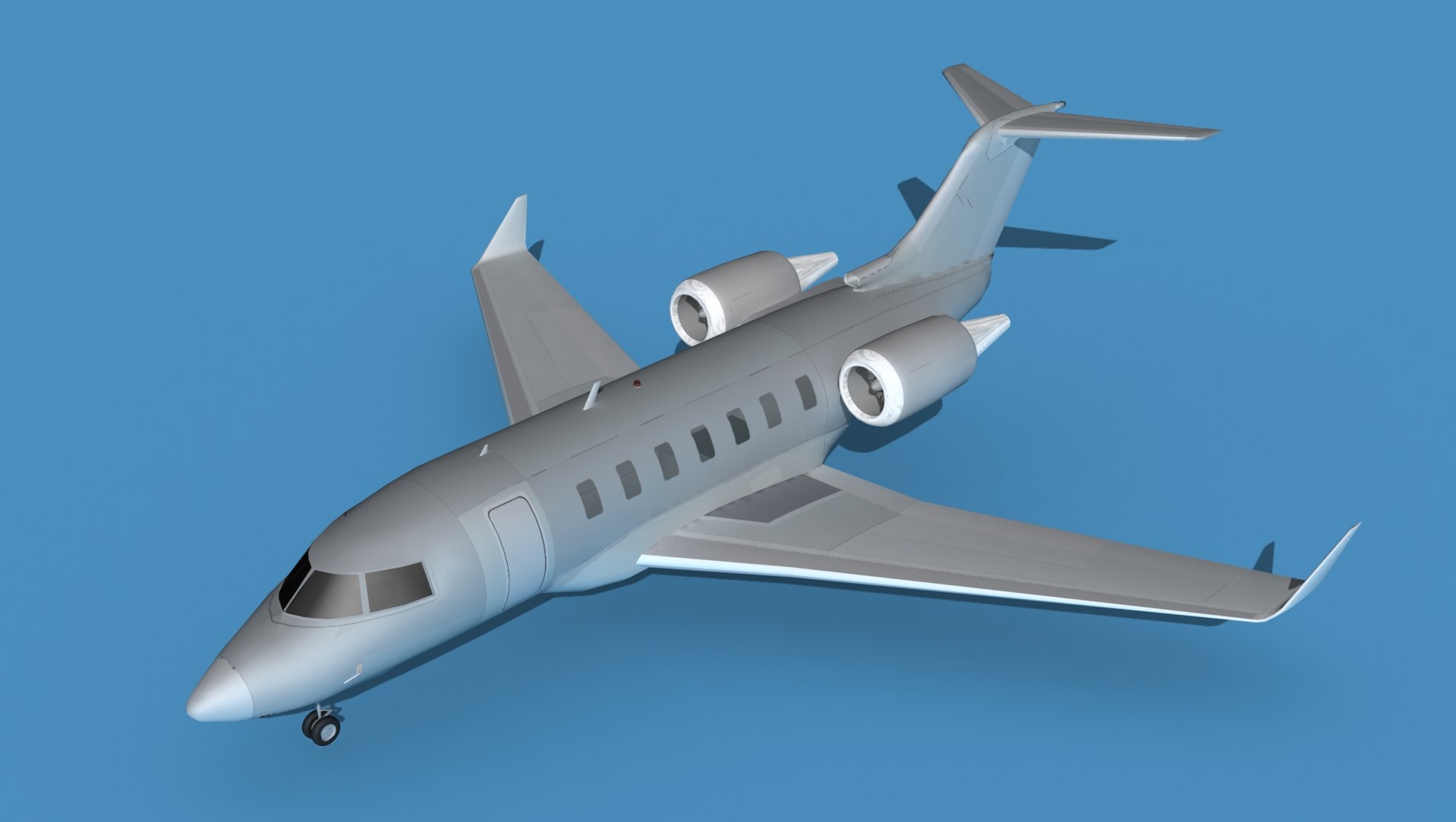Bombardier CL604 Challenger V00 Model - TurboSquid 1913561