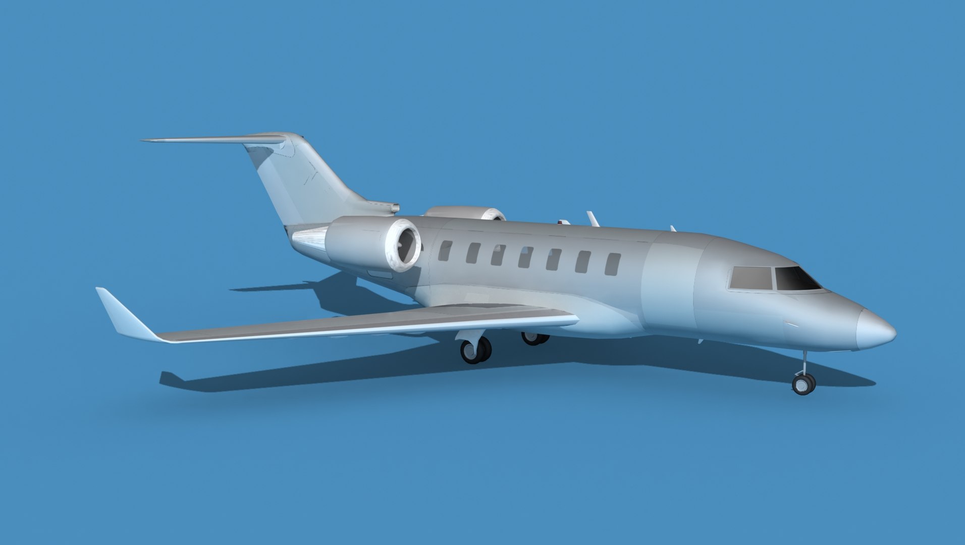 Bombardier CL604 Challenger V00 Model - TurboSquid 1913561