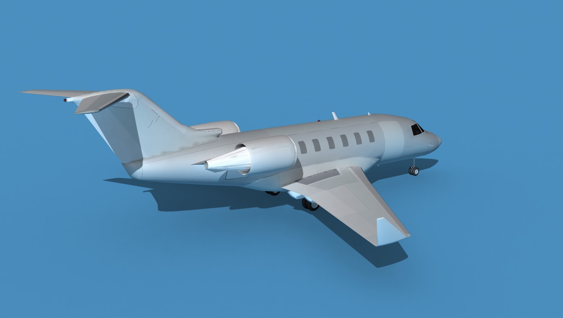 Bombardier CL604 Challenger V00 Model - TurboSquid 1913561
