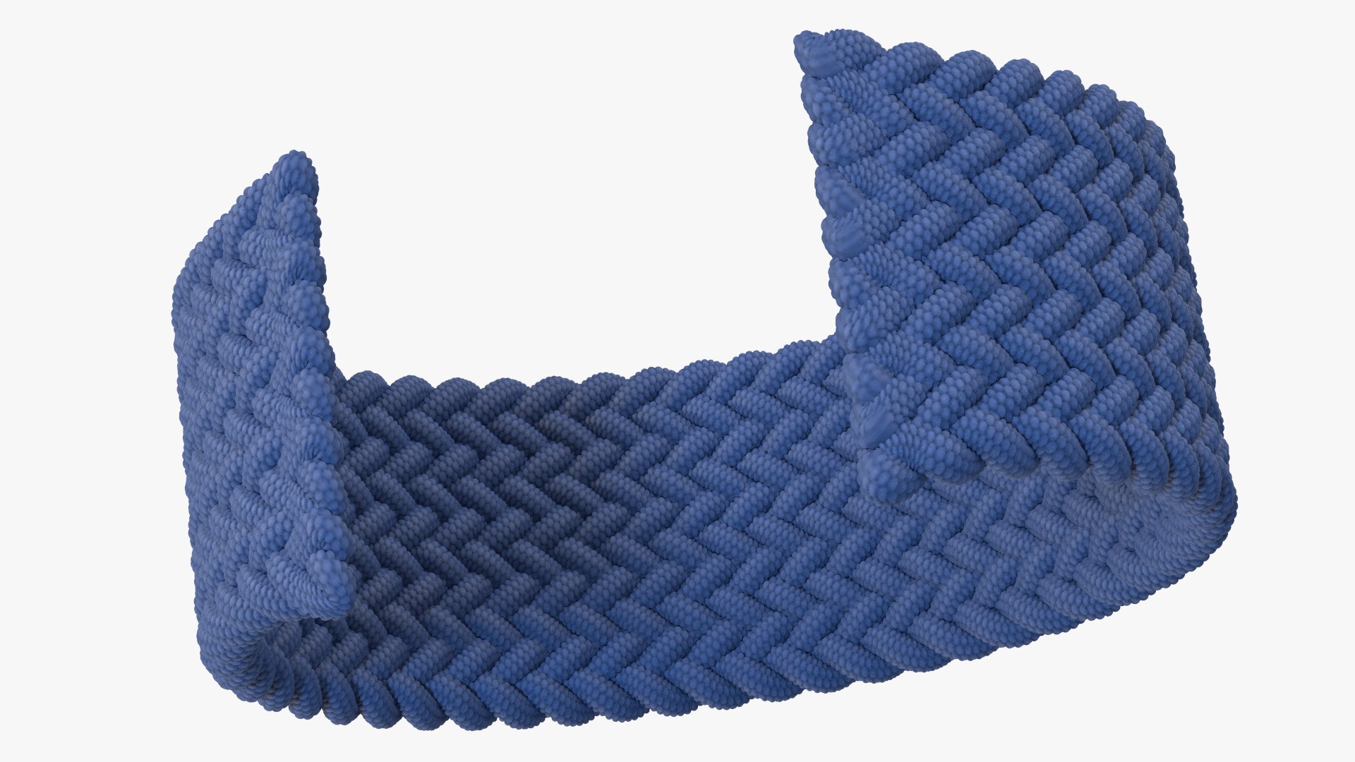 3D Blue Braided Solo Loop Model - TurboSquid 1737879