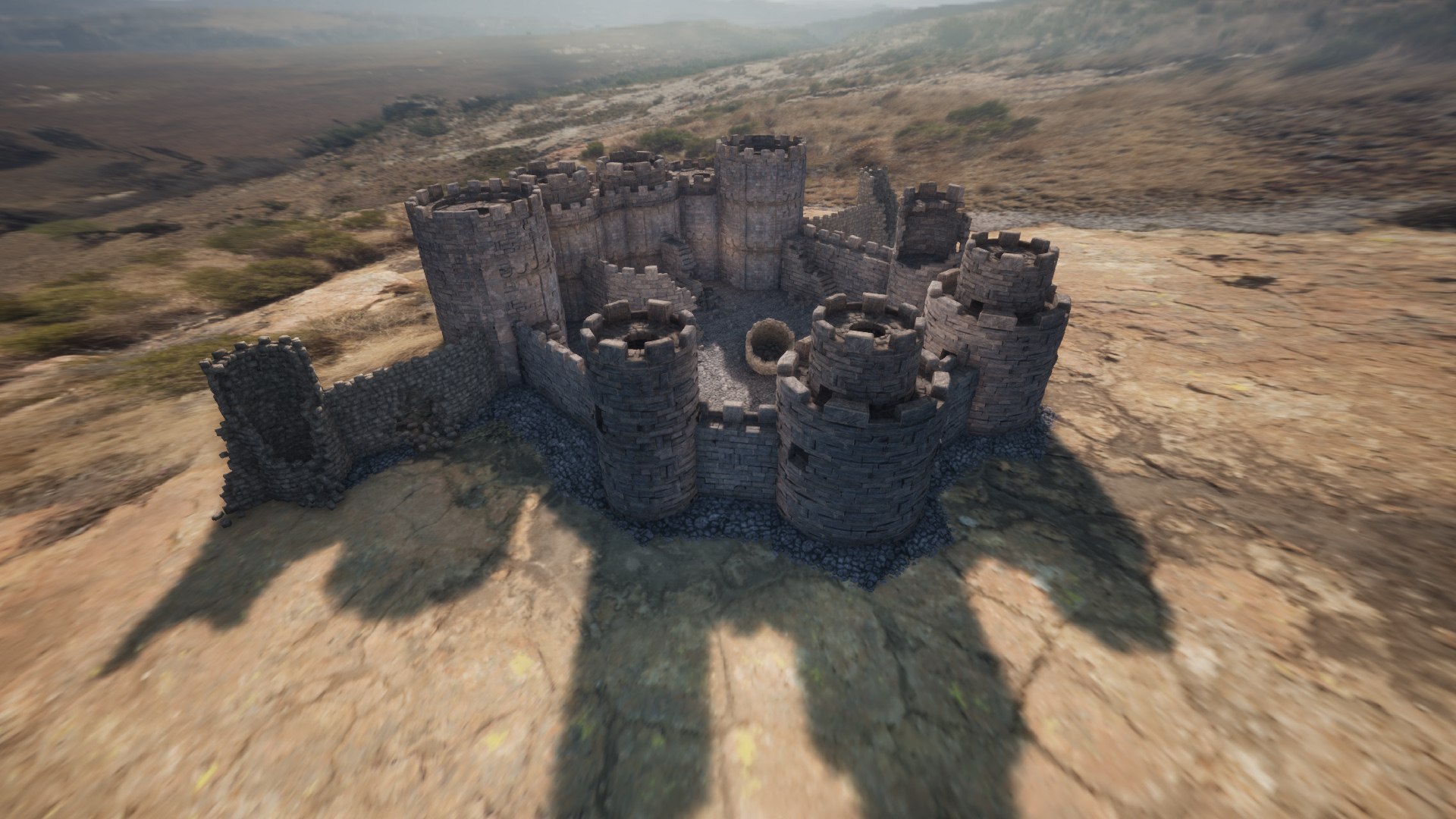 Ultimate Medieval Castle Walls Towers 40 Assets 3D - TurboSquid 1984257