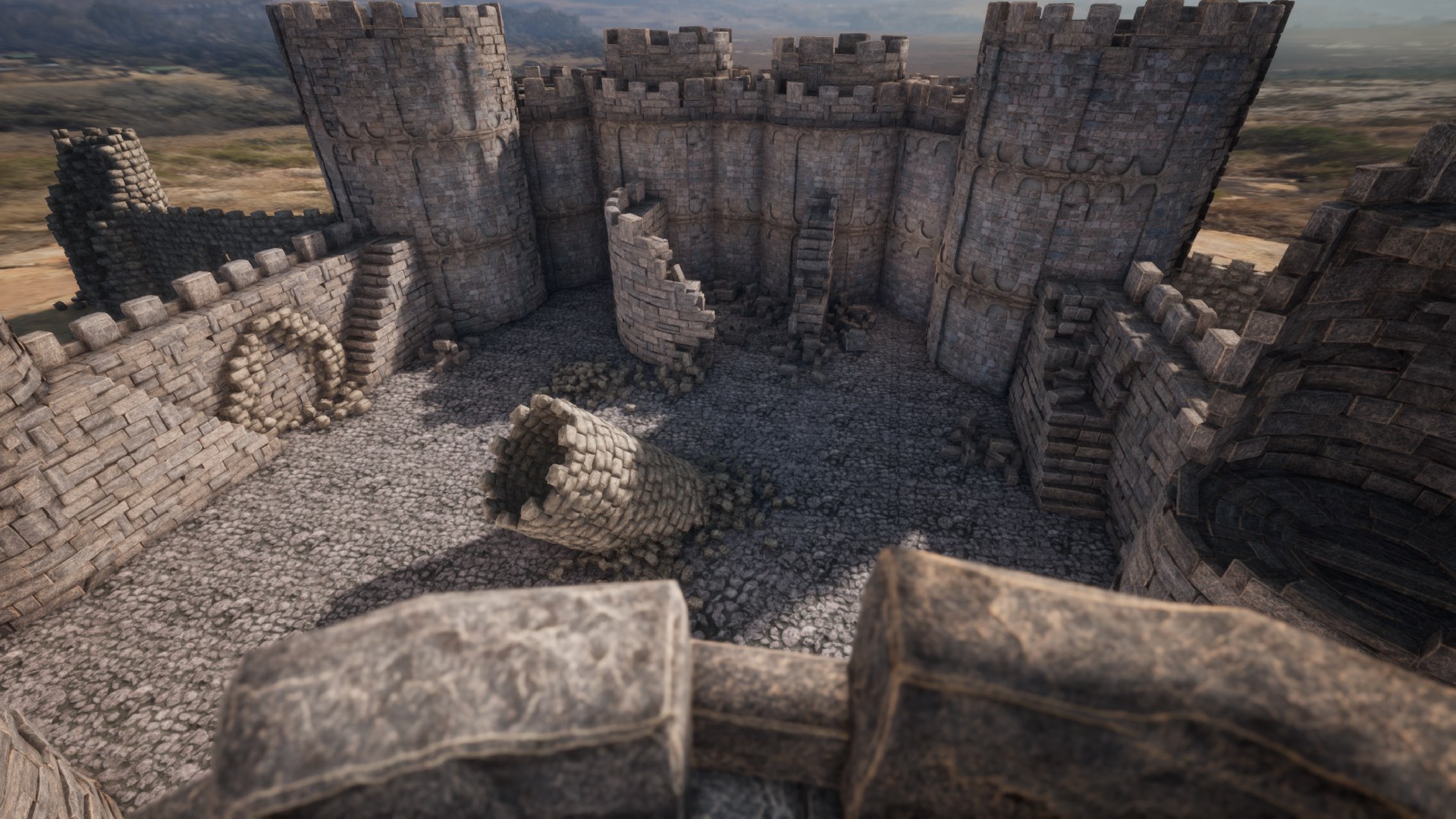Ultimate Medieval Castle Walls Towers 40 Assets 3D - TurboSquid 1984257