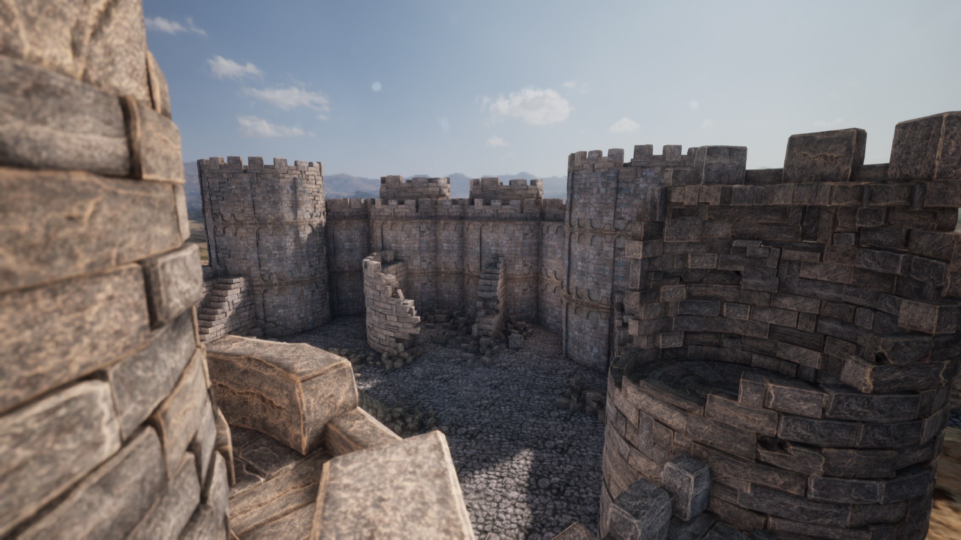Ultimate Medieval Castle Walls Towers 40 Assets 3D - TurboSquid 1984257