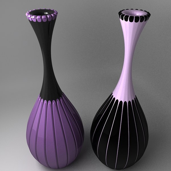 decorative vases 3d max