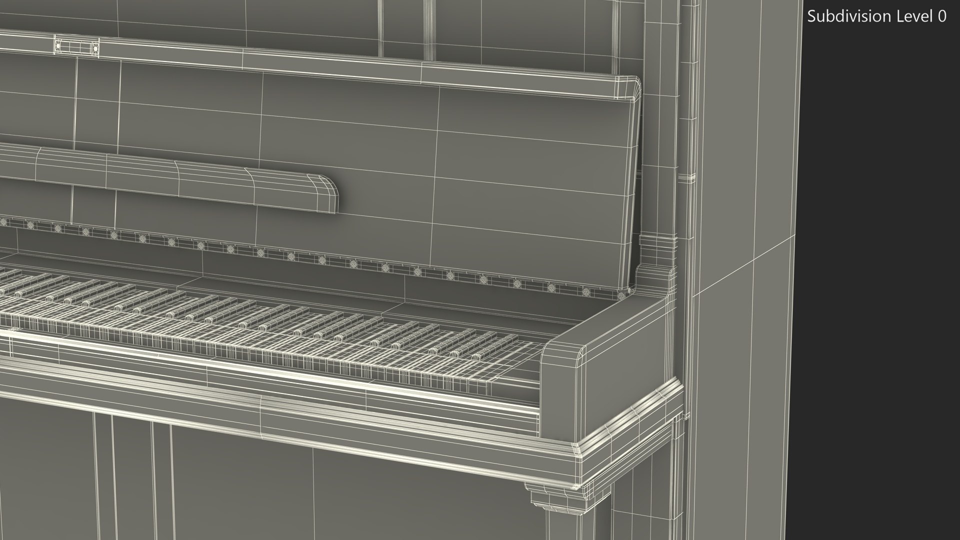 3D Model Red Upright Piano Rigged For Maya - TurboSquid 2407567