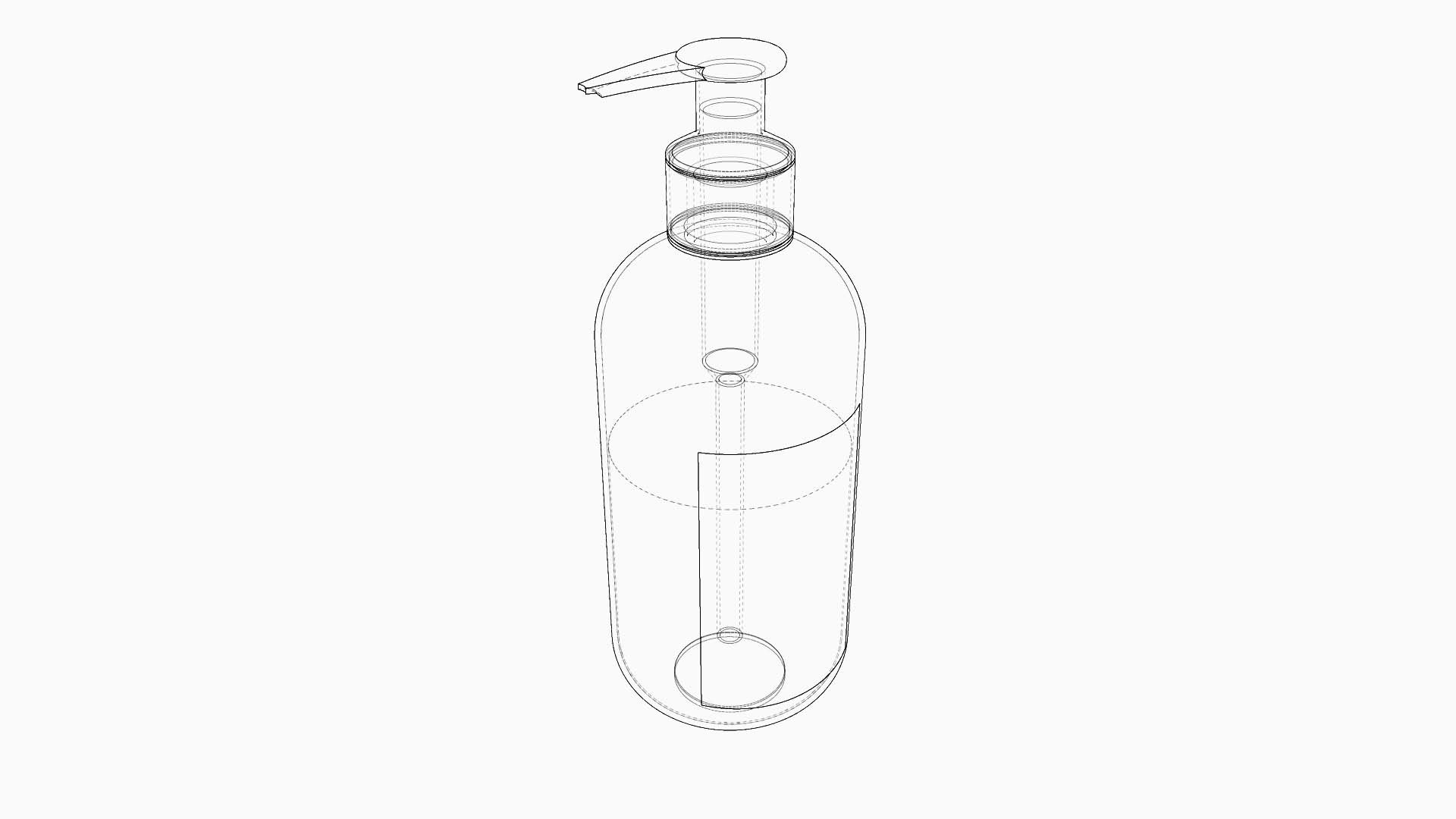 3D Conditioner Bottle Model - TurboSquid 2349053