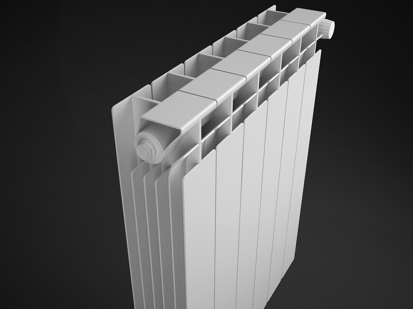 3d model heating radiator