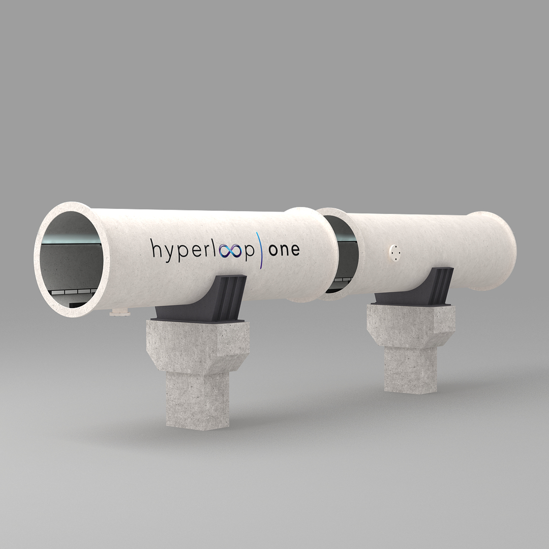 3D hyperloop tube modeled model - TurboSquid 1558475