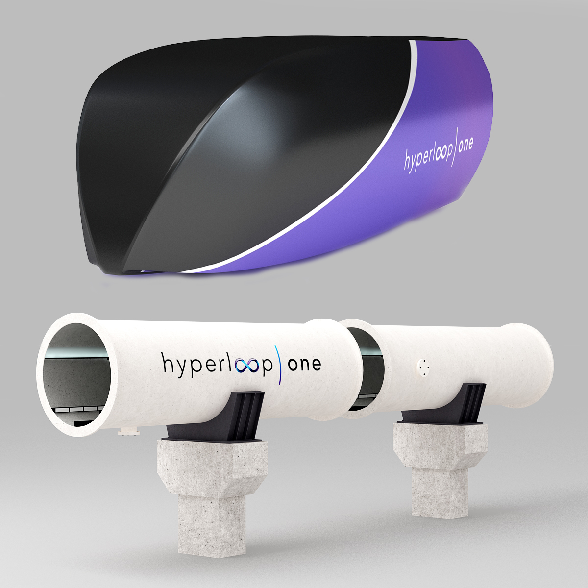 3D hyperloop tube modeled model - TurboSquid 1558475