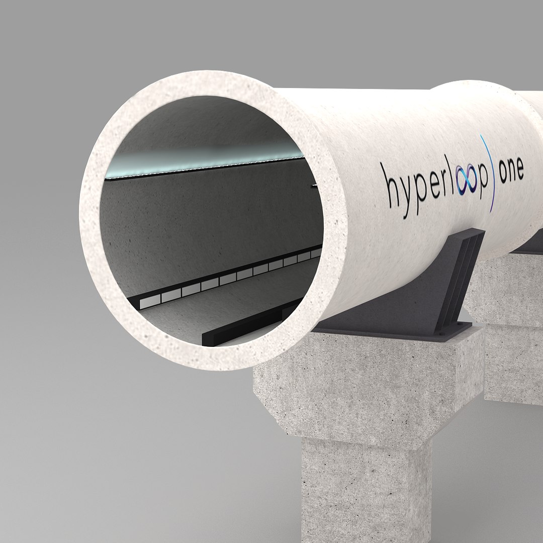 3D Hyperloop Tube Modeled Model - TurboSquid 1558475