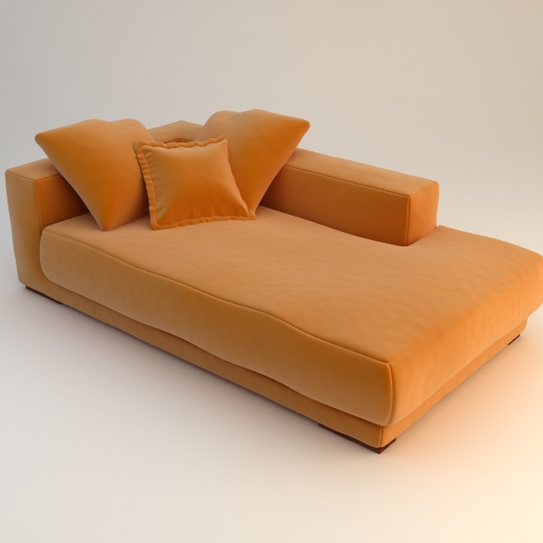 orange daybed sofa max