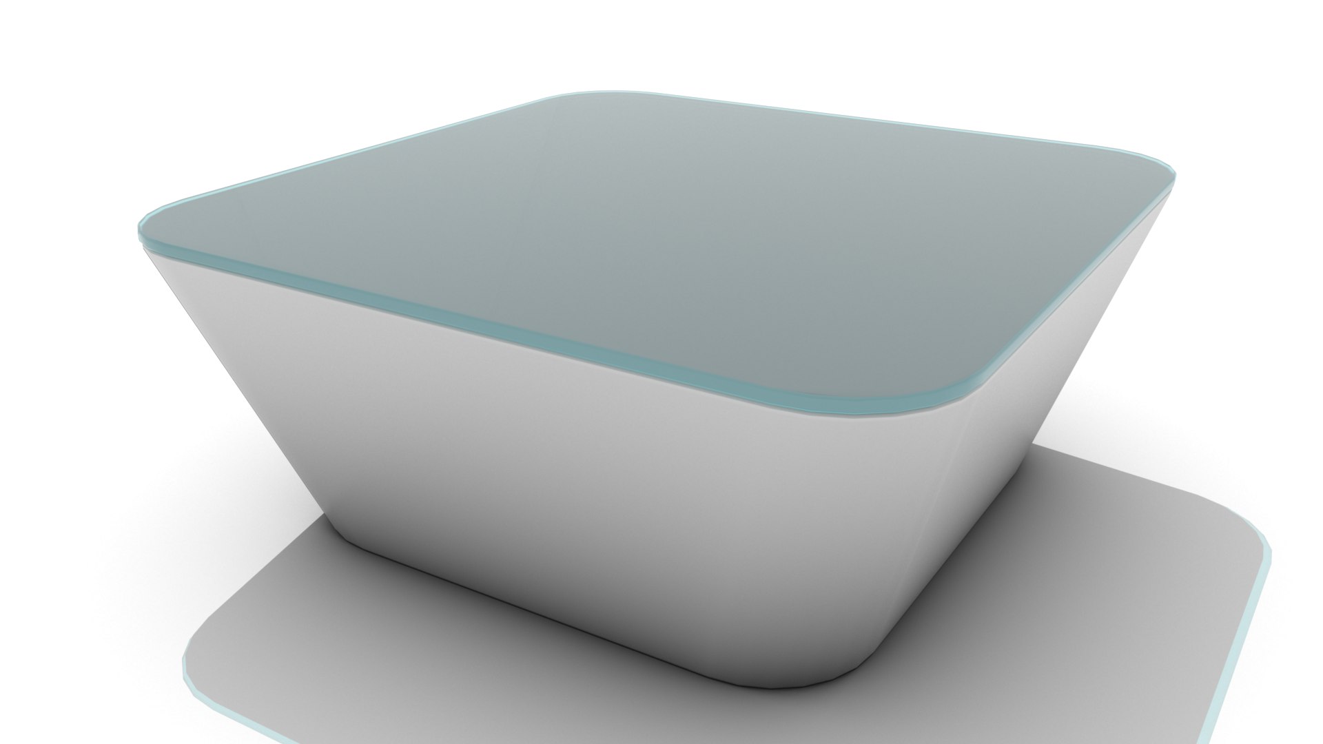 3D modern beveled cube coffee table model - TurboSquid 1267842
