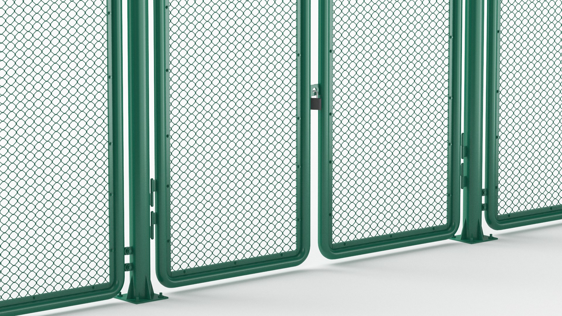 Seamless Metal Fence 02 3D Model - TurboSquid 2039875