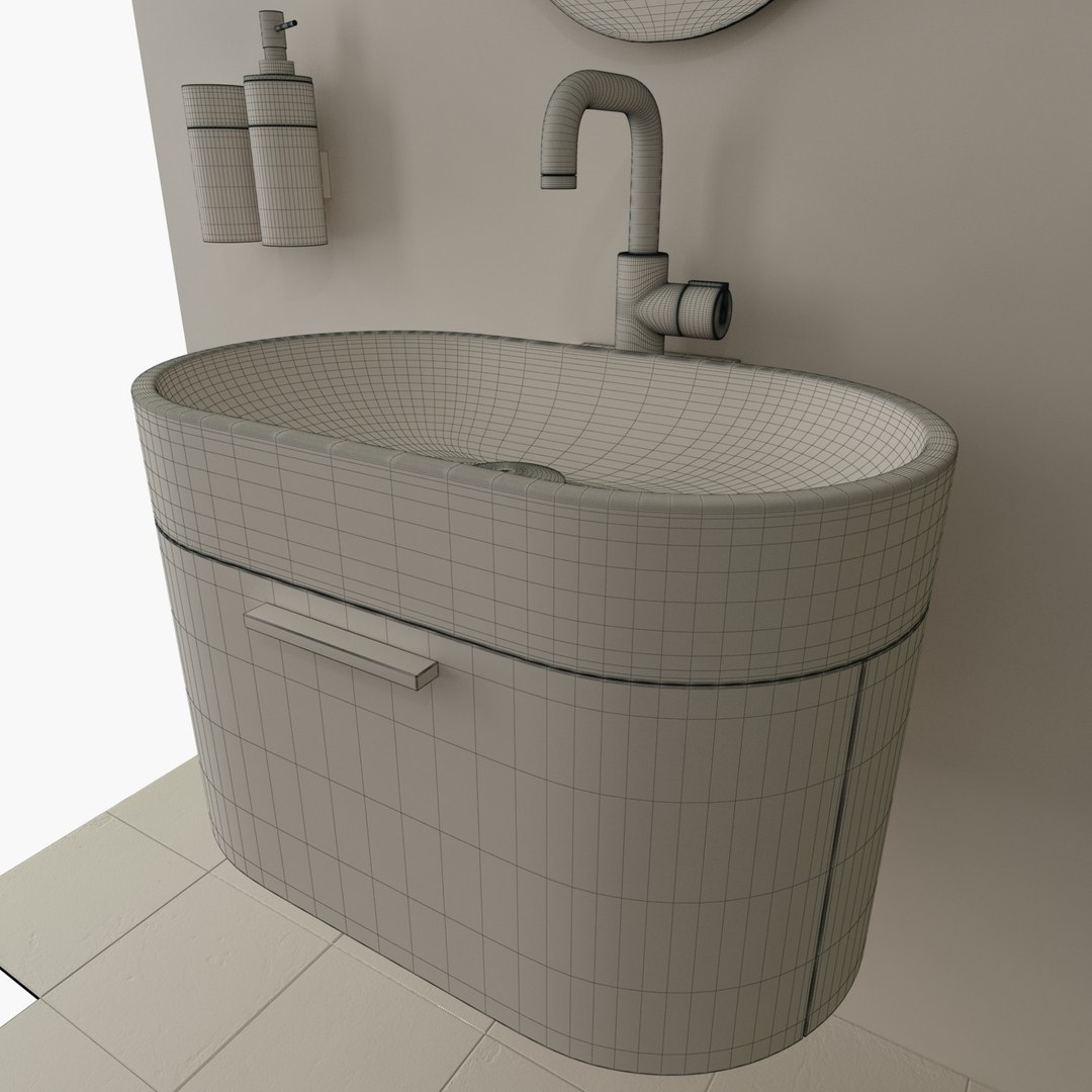 Bathroom Set Dxf