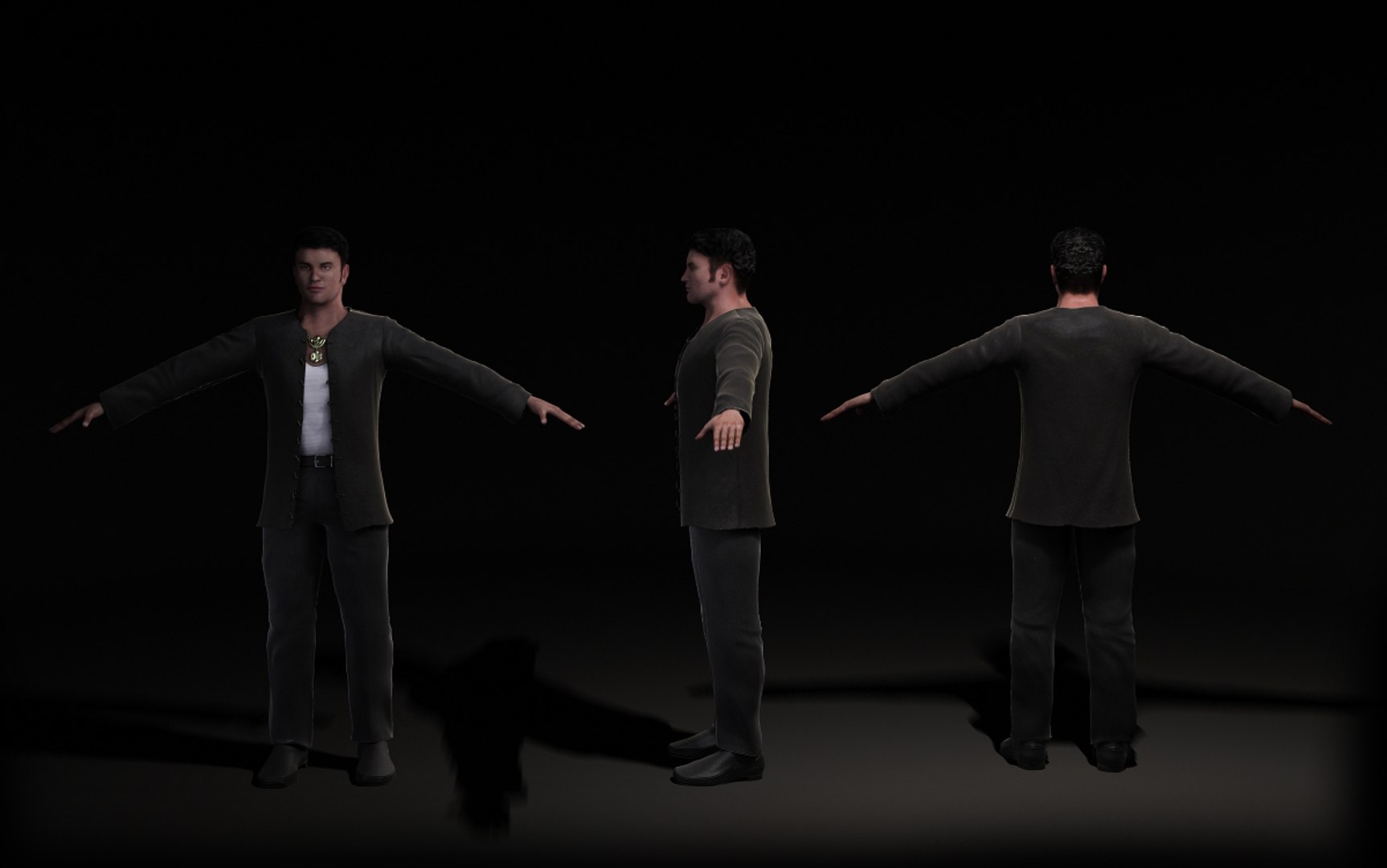 3d Human Rigged Model