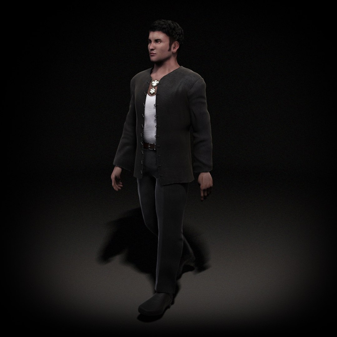 3d Human Rigged Model
