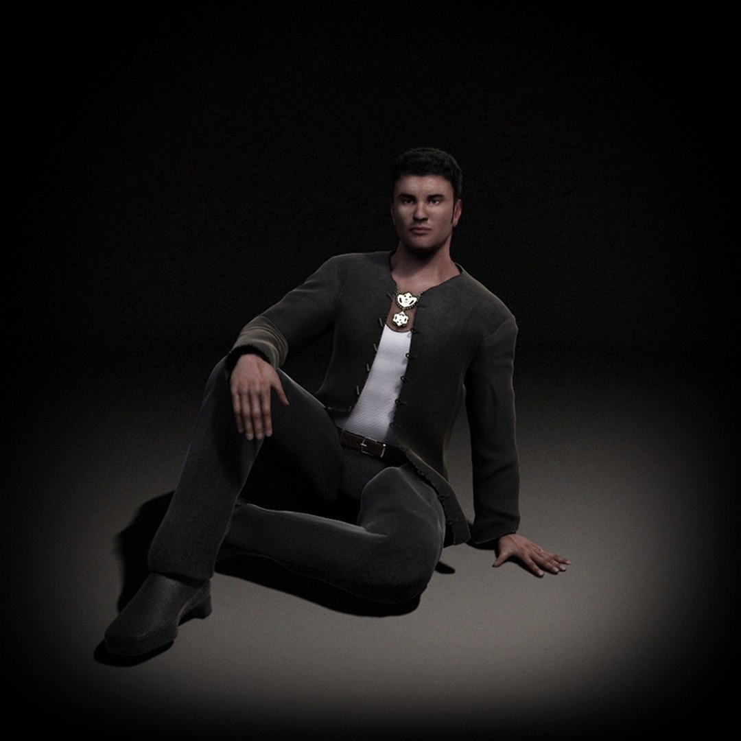 3d Human Rigged Model