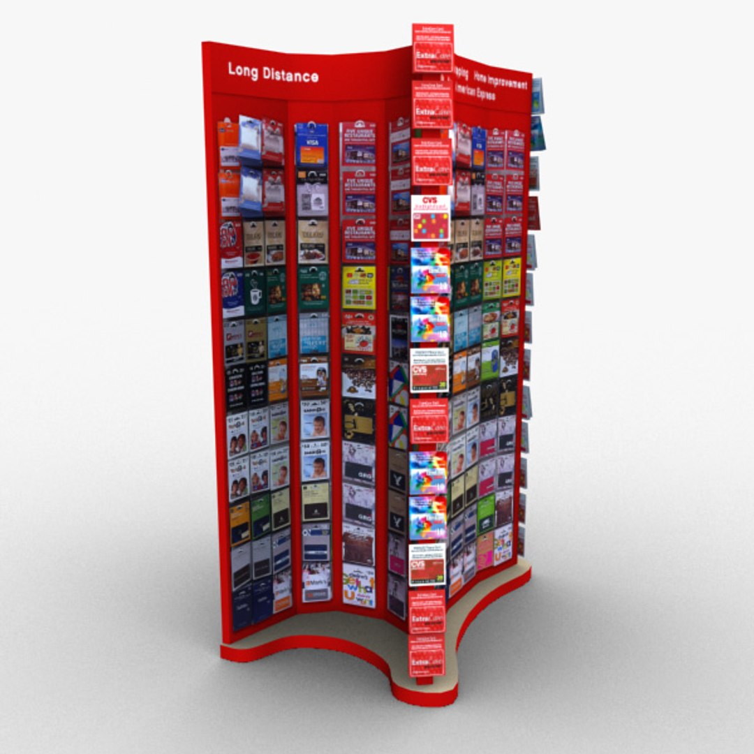 3d Model Retail End Cap