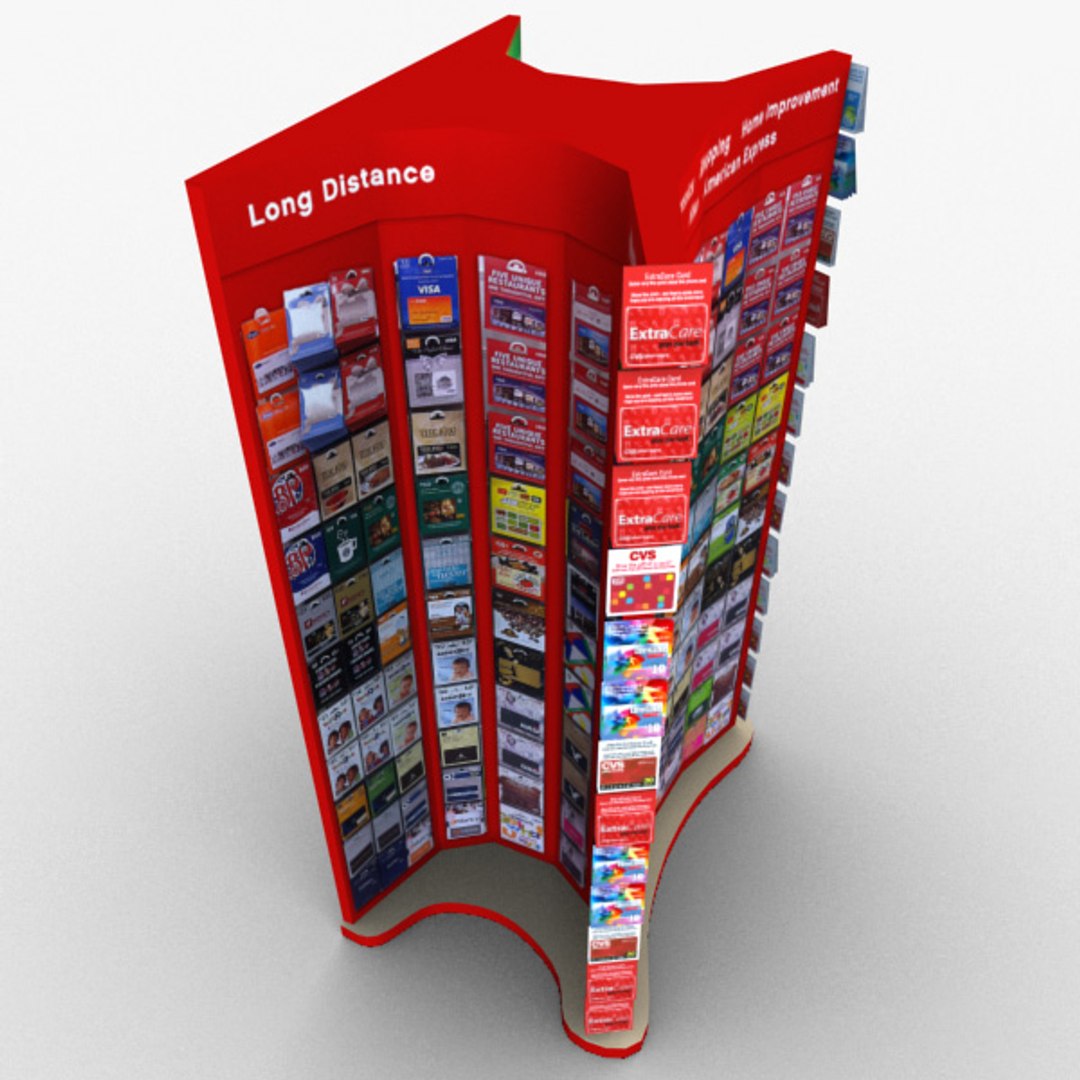 3d Model Retail End Cap