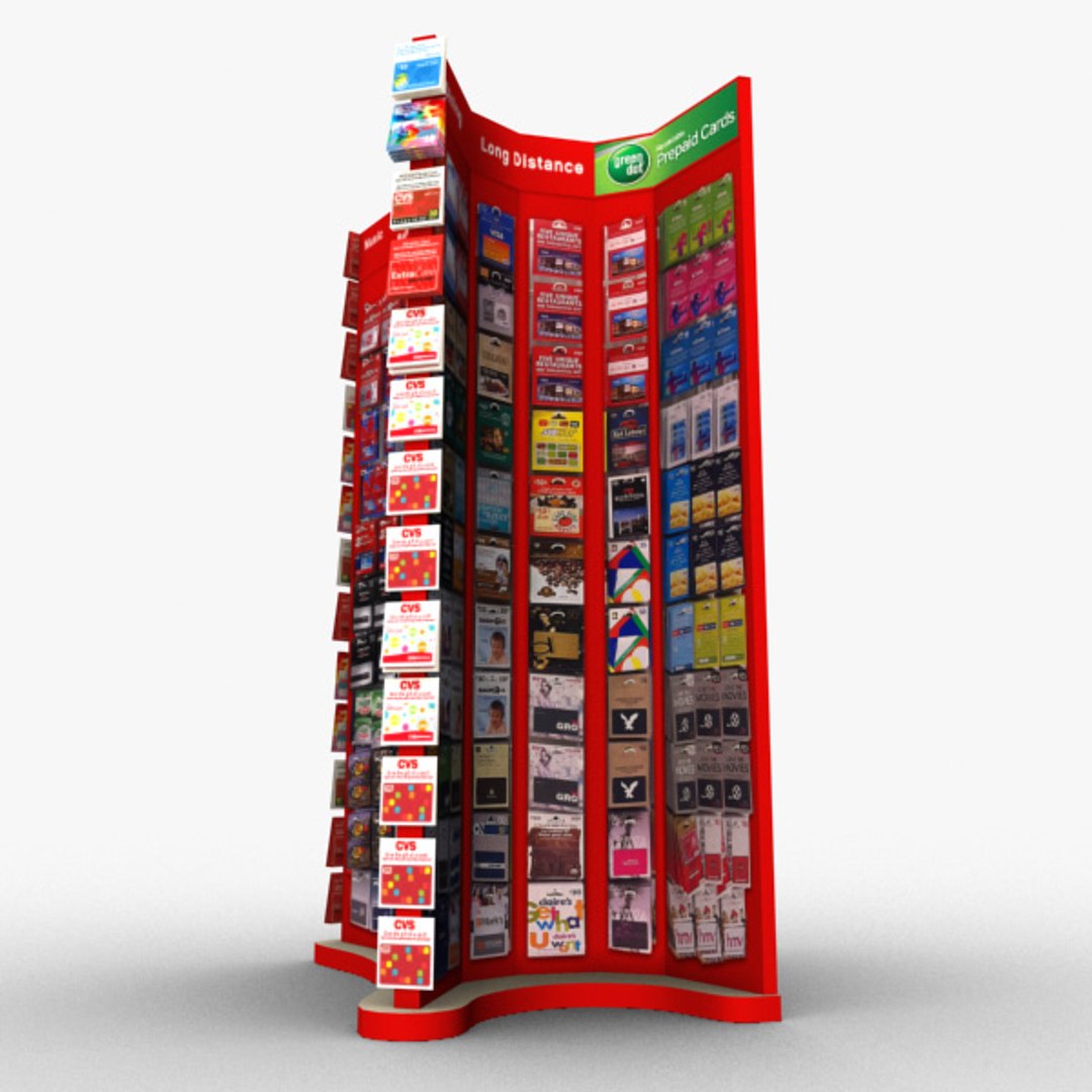 3d Model Retail End Cap
