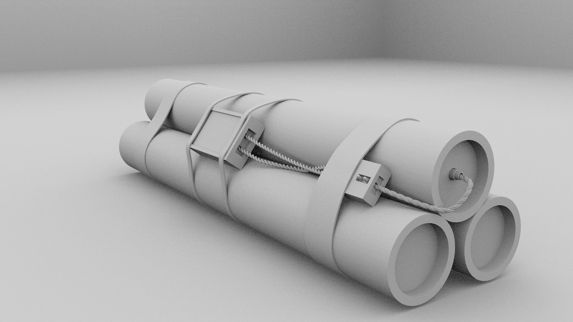 3d Model Of Tnt Bomb