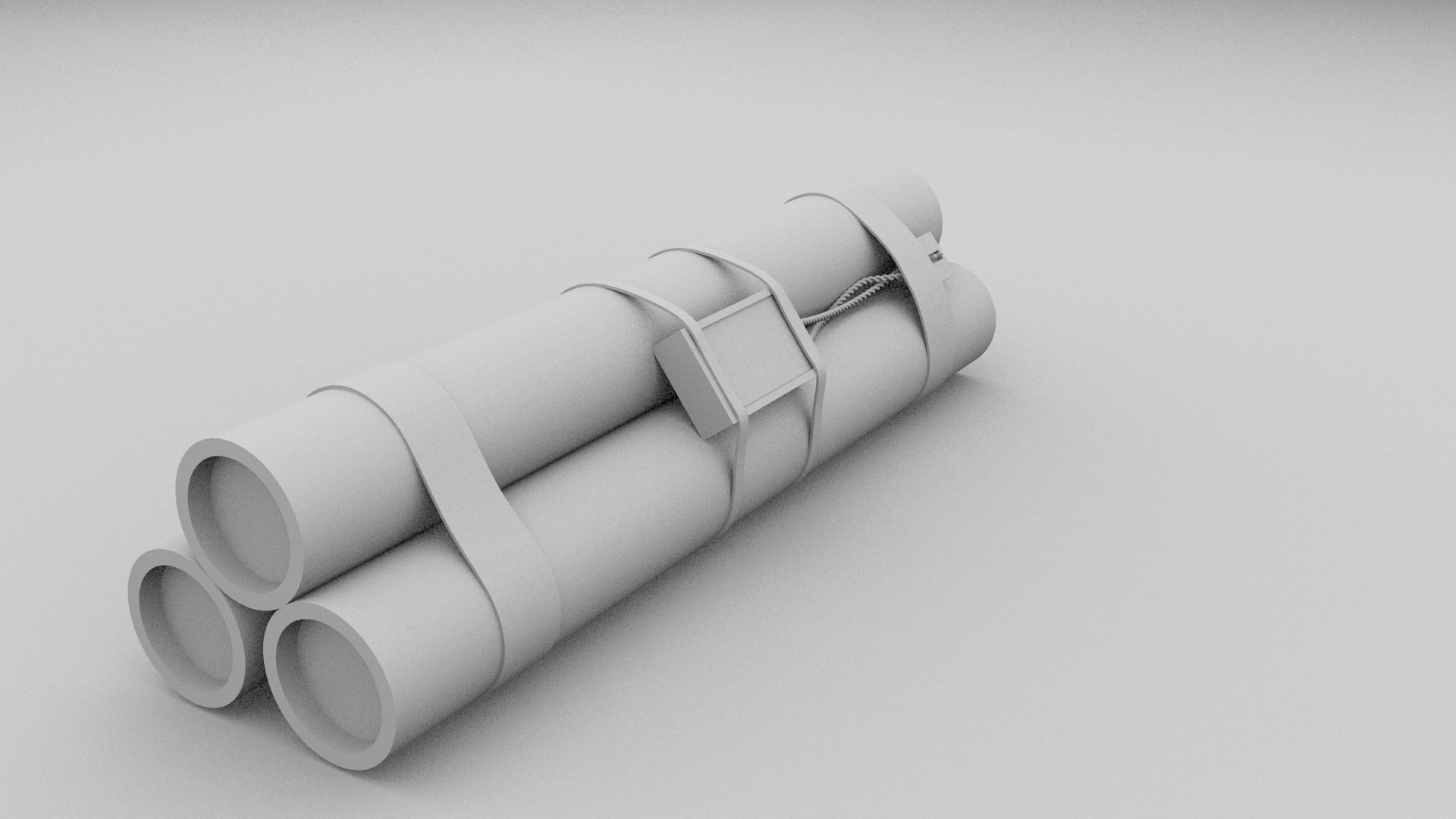 3d Model Of Tnt Bomb
