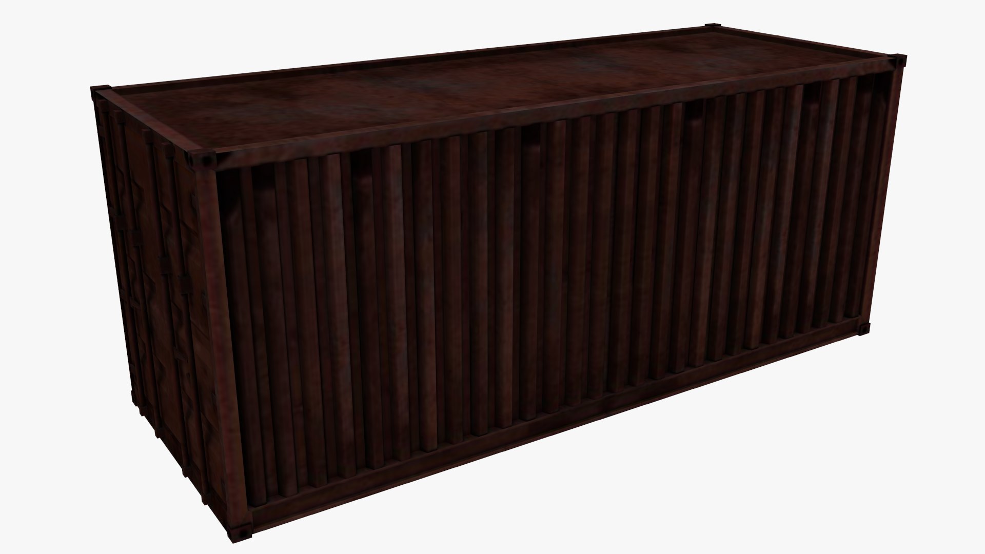 3ds max ready shipping container