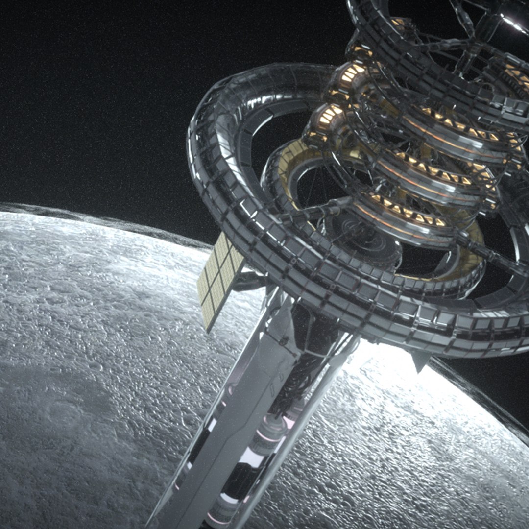 modelo 3d space station - TurboSquid 1939763