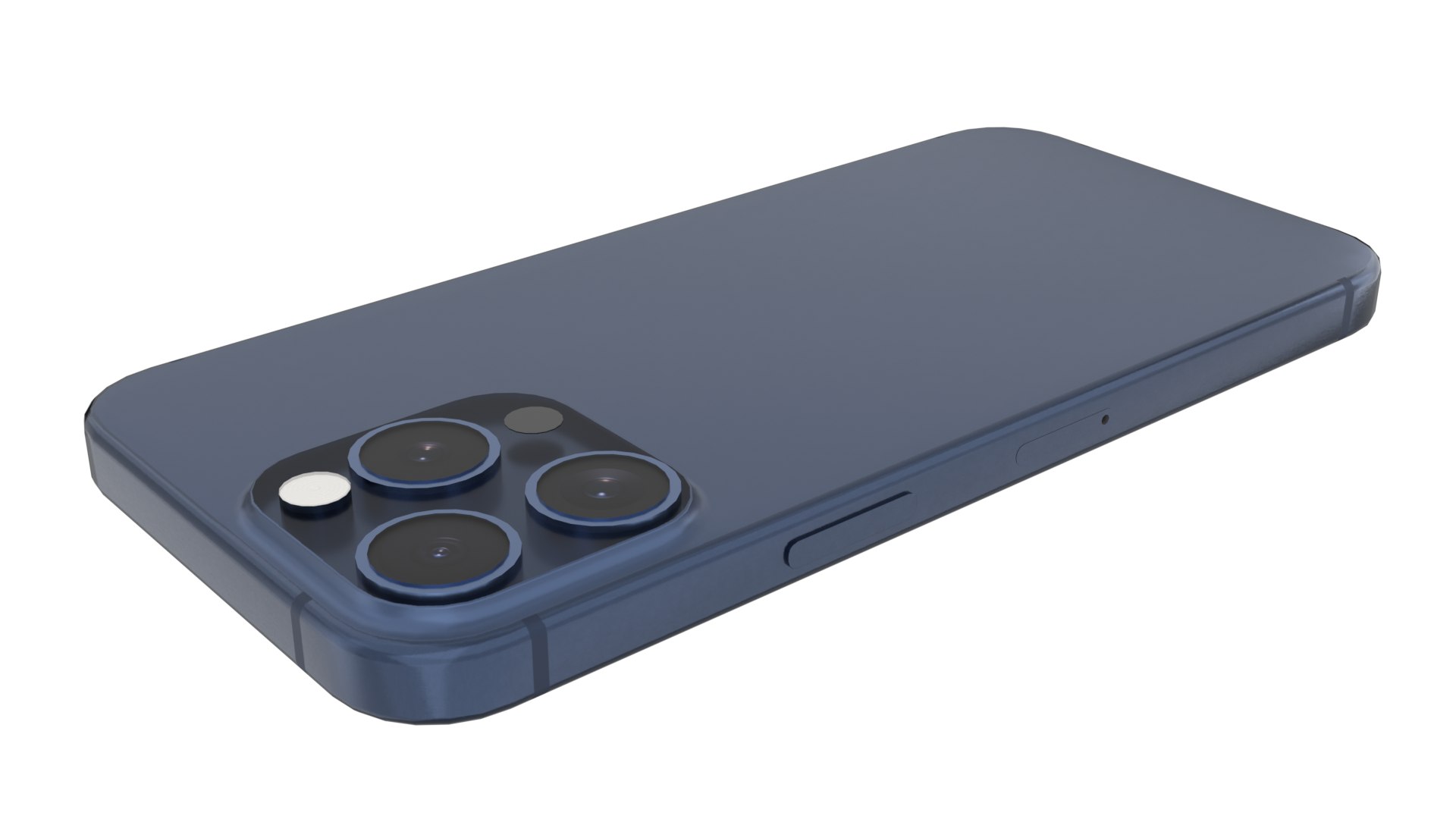 Low Poly Blue Smartphone 3D Model - TurboSquid 2143402