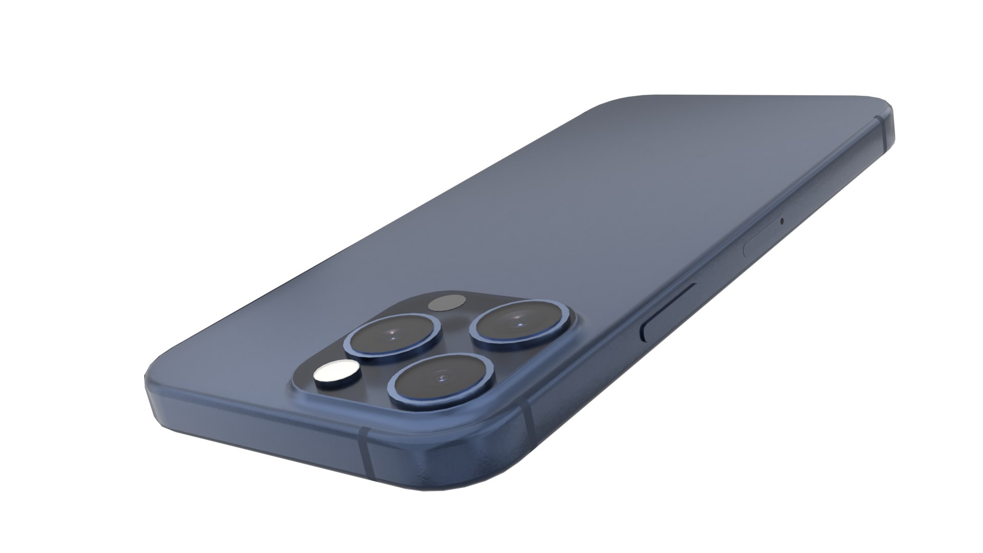 Low Poly Blue Smartphone 3D Model - TurboSquid 2143402