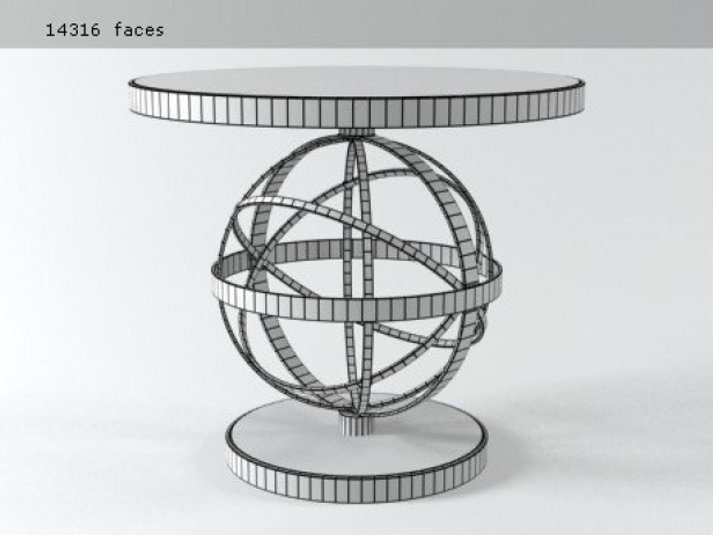 3D Sfera Table Model - TurboSquid 1181882