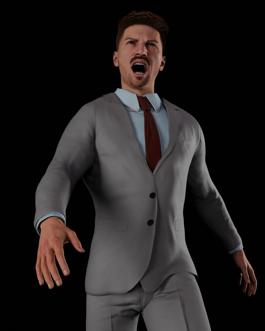 3D Model Realistic Character Max - TurboSquid 2254899