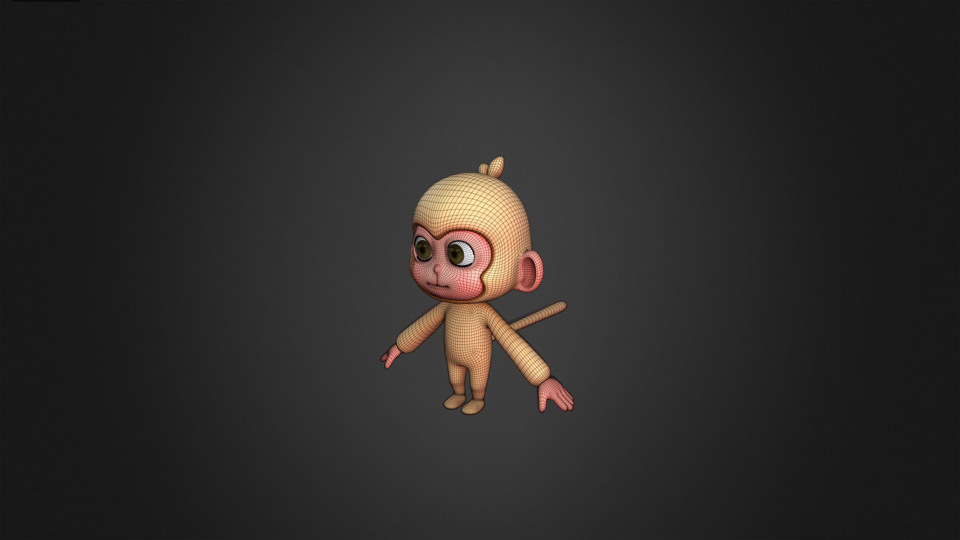 Asset - Cartoons - Animal Monkey Rigged 3D Model - TurboSquid 2183798