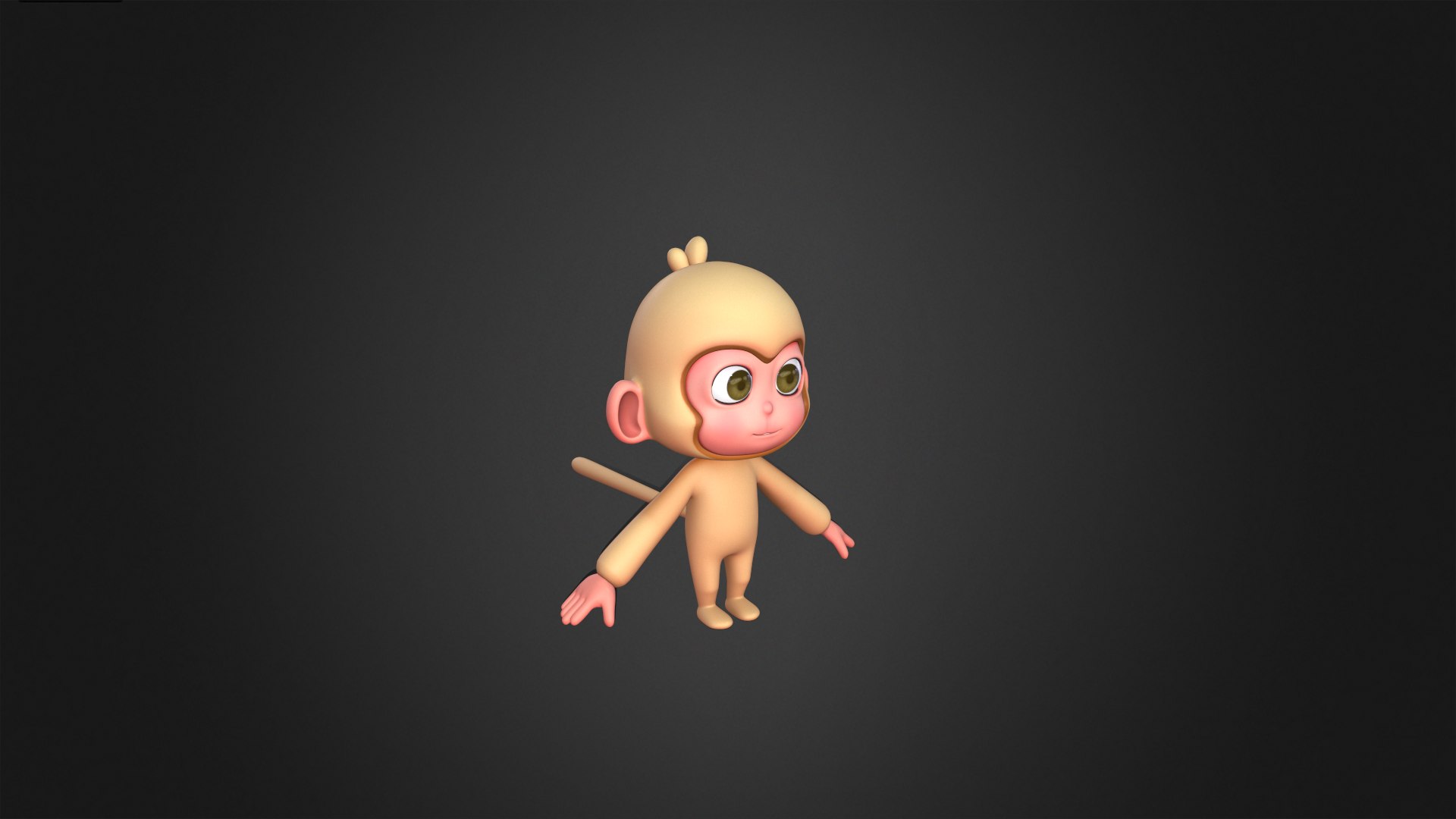 Asset - Cartoons - Animal Monkey Rigged 3D Model - TurboSquid 2183798