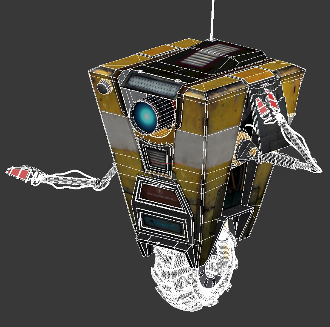 3D Claptrap Borderlands - TurboSquid 1157240