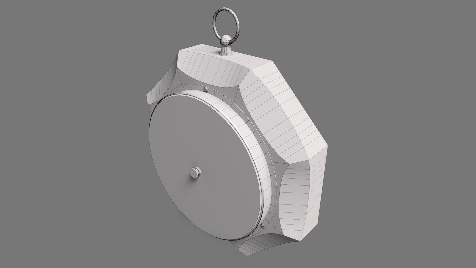 3D Vintage German Barometer Model - TurboSquid 2067783