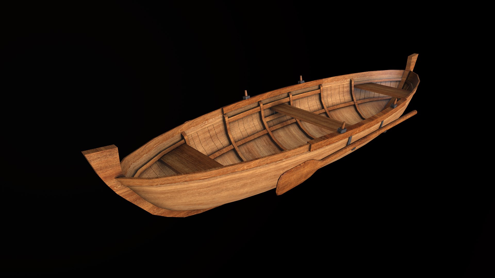 3D Model Wooden Boat-2 - TurboSquid 1746413