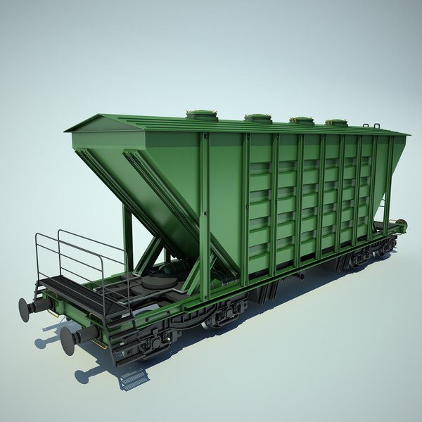 freight wagon 01 train 3d model