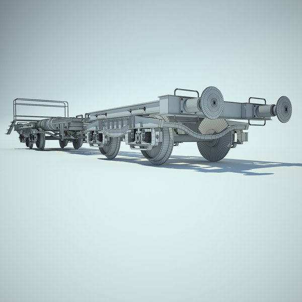 freight wagon 01 train 3d model
