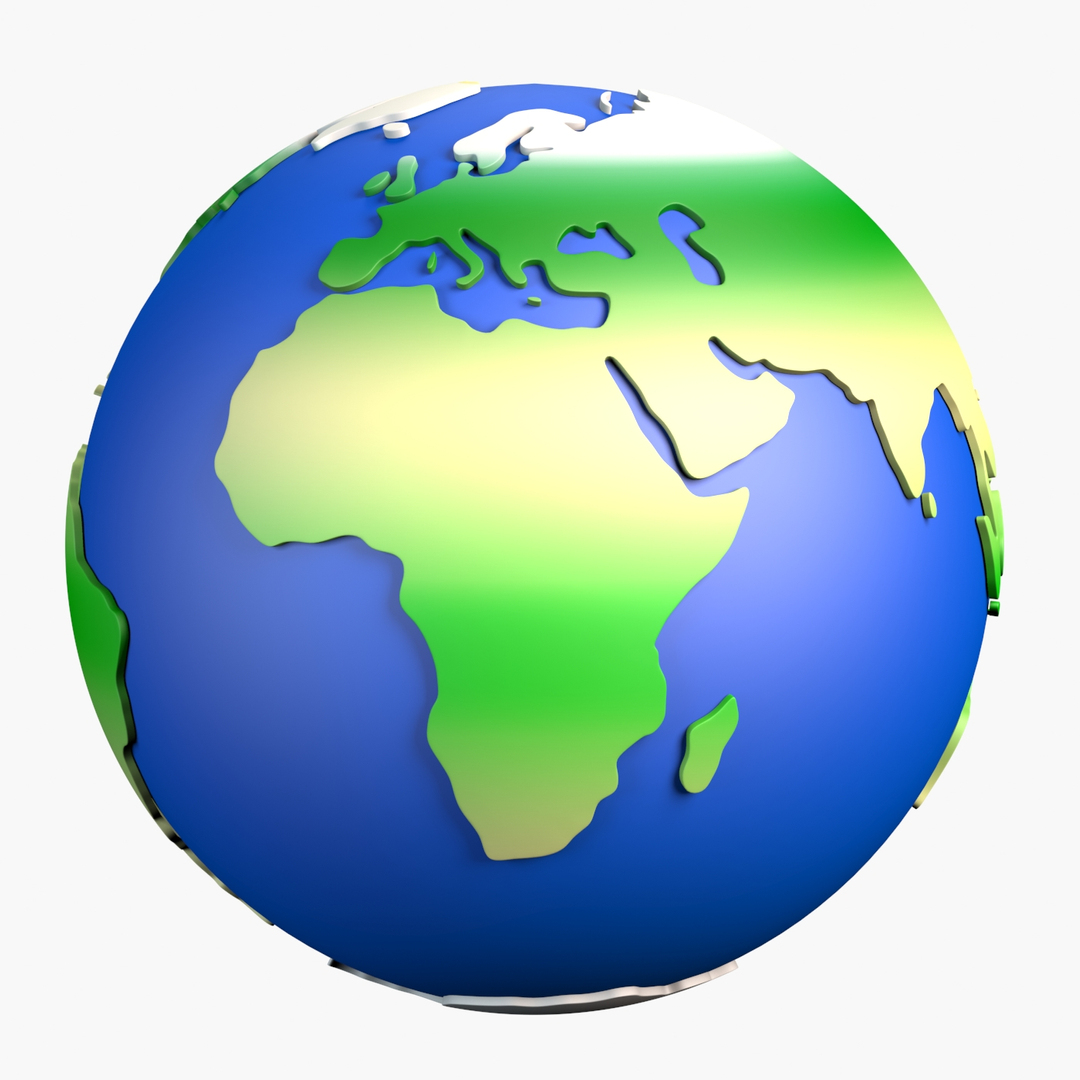 cartoon earth c4d