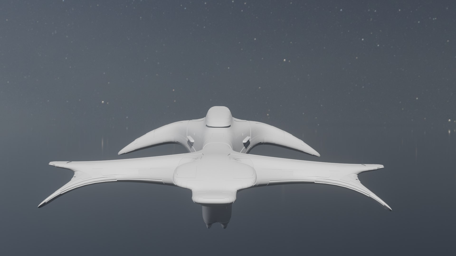 Corvette Spaceship 3D Model - TurboSquid 2211195