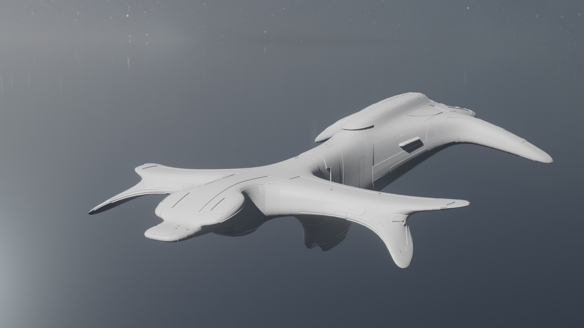 Corvette Spaceship 3D Model - TurboSquid 2211195
