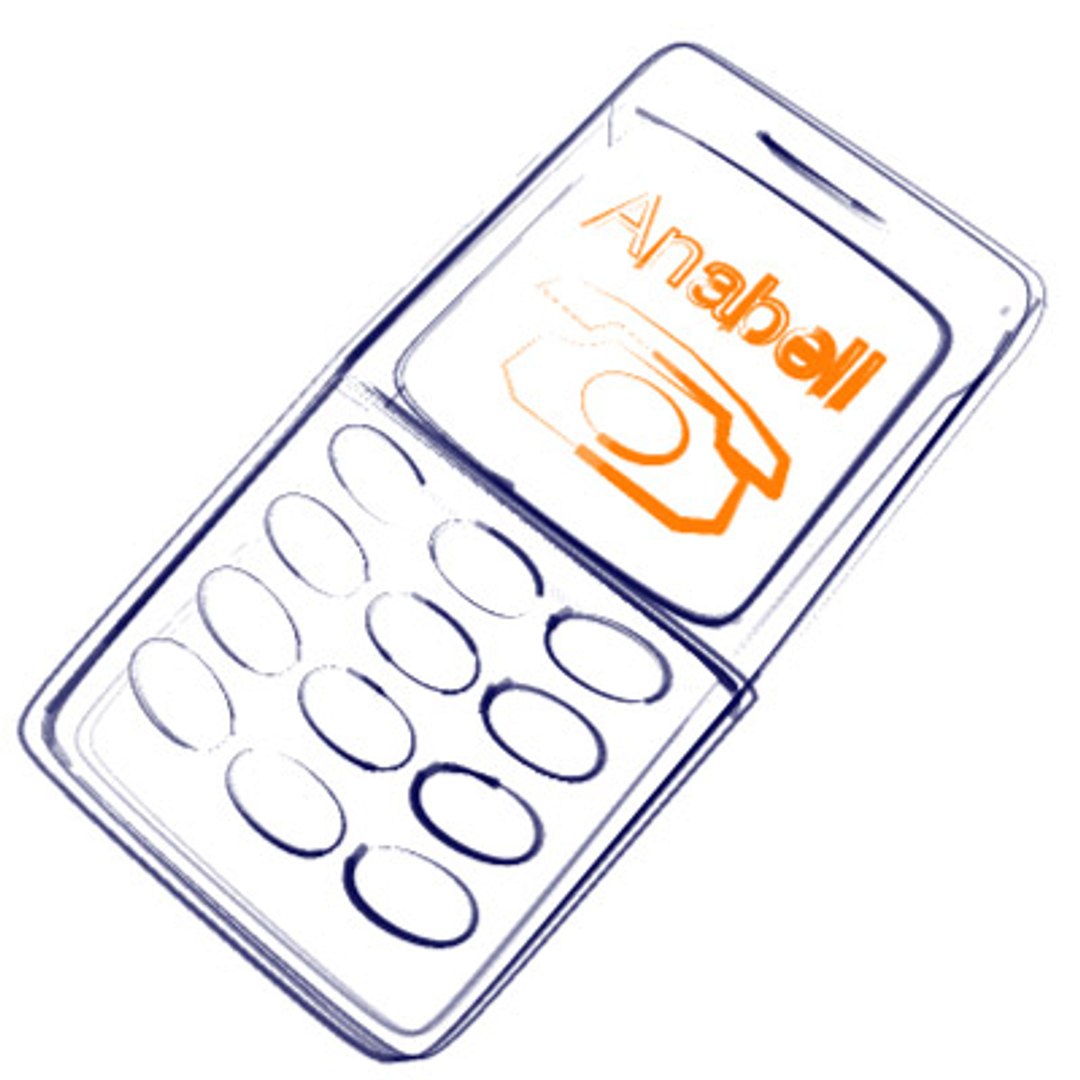 Cinema4d Cartoon Mobile Phone